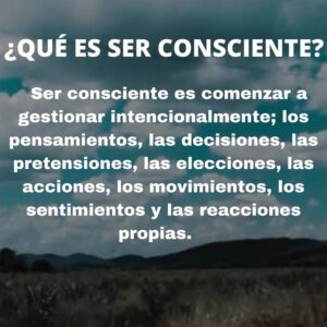 Ser consciente – Yo Soy Consciente